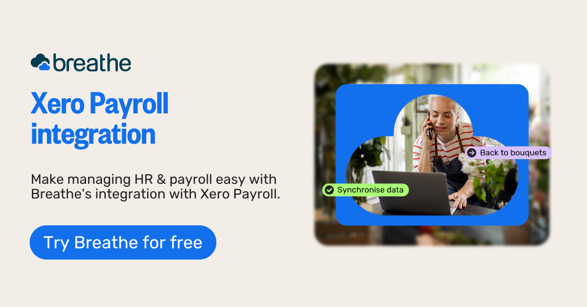 Xero payroll integration with HR software | Breathe